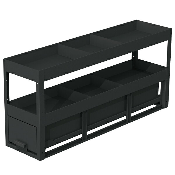 型番SCT-S04 商品説明【特長】 自由な組み合わせで車内を整理整頓！ 奥行が長く、スペースを有効利用できる 奥行1300mmタイプ同士で連結使用可能 40W直管型蛍光灯が箱のまま入る 仕切板(コの字型)は、90℃向きを変えて棚に収納して...