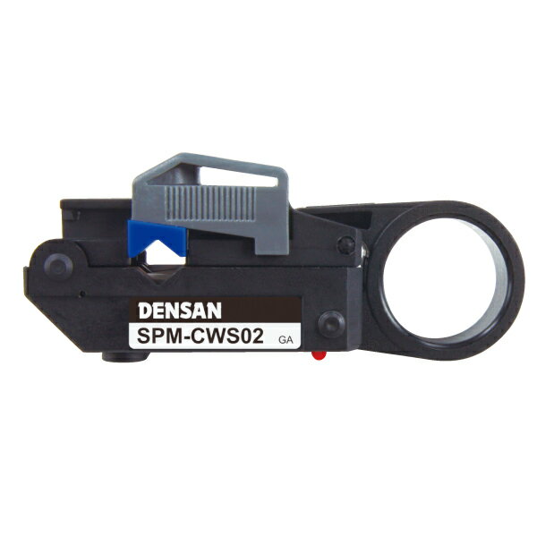 型番SPM-CWS02 商品説明【特長】 同軸ケーブル専用ストリッパー(3枚刃) 適用電線：同軸ケーブルφ5.0~7.6mm ブロックを取り替えることで、広範囲の同軸ケーブルに対応 3枚刃タイプ 【仕様】 全長：90mm 質量：40g 梱包...