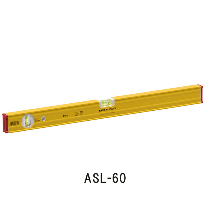 型番ASL-60 商品説明【特長】 全品コンピューター検査済 通常使用による気泡管の狂いを5年間保証（気泡管の色抜け、衝撃痕のあるものは対象外です。保証書の提示がある場合に限ります。） 精度±0.5mm/m（オーバーヘッド精度±0.75mm...