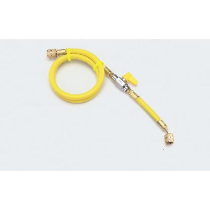 型番TA133AB-3 商品説明【特長】 内部ナイロンコーティングのため、高耐圧でより安全なチャージホースです。※交換用パッキン：TA133AFP R410A。R32・R463A-J用 【仕様】 長さ：150cmバルブ付 接続口径：5/16...