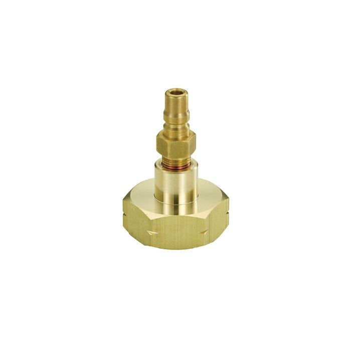 型番TA165YF-D 商品説明【特長】 ホース側専用クイックジョイント 【注意事項】 口金サイズはTA134YF−3専用です。 【仕様】 適用：ケマーズ用 サイズ：ボンベ側　W26、山14　左ネジ（逆ネジ）