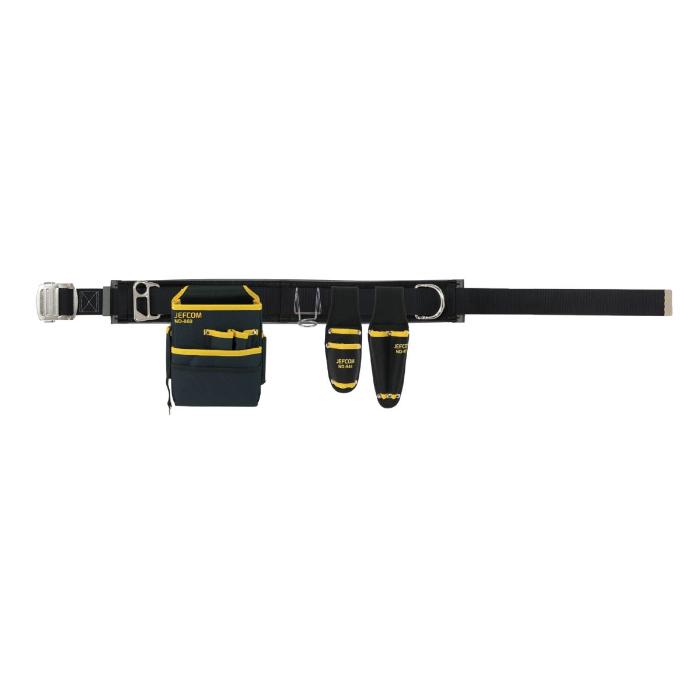 型番 WSH-45-1BK 商品説明 【特長】 セット内容(各1個)、ワークポジショニング用器具 WP-45DS-1BK、電工キャンバスハイポーチ ND-860、キャンバスホルダー（ペンチ親子吊） ND-944、キャンバスドライバーホルダー...