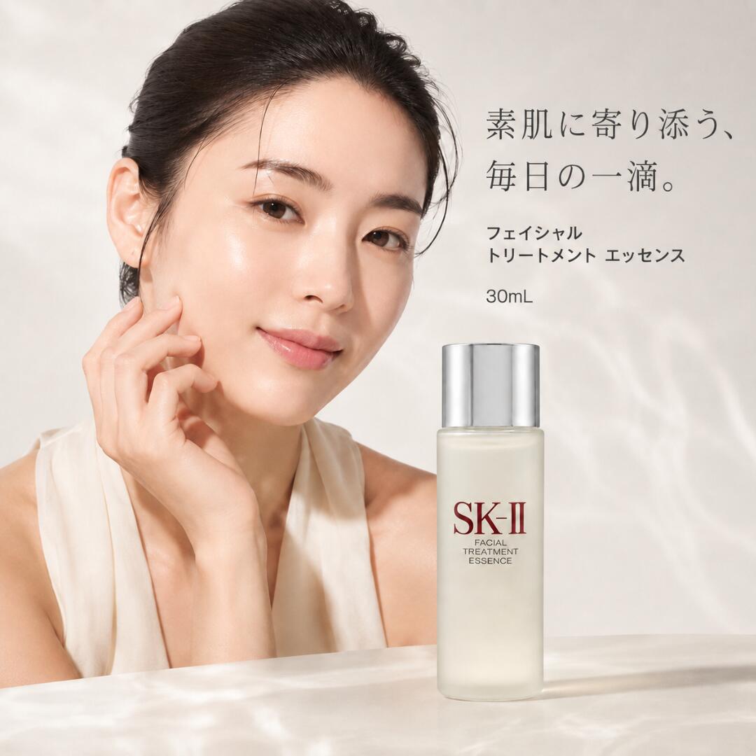 SK-II フェイシャル トリートメント エッセンス 30ml SK-II フェイシャル トリートメント エッセンス 30ml 素肌に寄り添う、毎日の一滴。SK-IIを代表する化粧水「フェイシャル トリートメント エッセンス」。特別な酵母を...