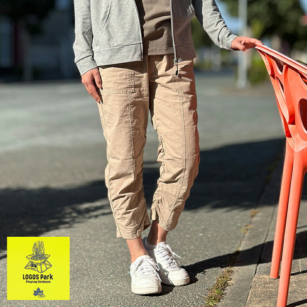 レディースです。 女性用のシャンブレー素材のウエストシャーリング7分丈パンツです。 シャンブレー特有の軽くて通気性の良い生地が夏のアウトドアシーンに最適です ポケットは両脇と右ヒップの計3つ ベルトループなし。ウエストの左側にDカン付き 右...