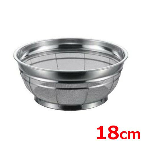 商品情報商品番号：8770800商品名：F型ザル 荒目 18cm 6.5メッシュ 18ー8 BKメーカー：EBM寸法：外径200×深さ85×高さ95(mm)その他：配送料について【ご注意】画面上の色はブラウザやご使用のパソコンの設定により実...