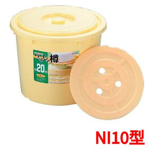商品情報商品名：ポリエチレン つけもの樽 NI10型(押し蓋付)寸法：高さ260mm×外径:284送料区分：小物送料対象商品お届け数（合計）：1内容積または内容量：10.0L商品コード：aa1-3057860特記事項耐熱温度:ー30~90℃...