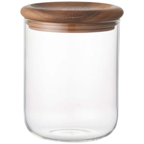 商品情報商品名：バウムノイ キャニスター 800ml 28561寸法：高さ140mm×直径:110送料区分：小物送料お届け数（合計）：1内容積または内容量：0.8L材質・素材：耐熱ガラス、シリコン、アカシア(オイル仕上げ)商品コード：aa1...