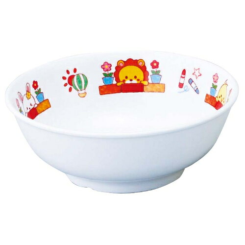 ■商品説明■商品名：メラミン子供食器 みんなともだち。丼 YMD-1 アイボリーメーカー品番：1026720お届け数：1外寸(mm)：φ158×59重量：149g材質：メラミン洗浄機：○消毒保管庫：○製造生産国製造物を生産した国：国産外装(...