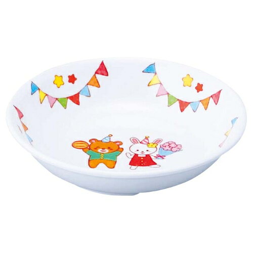 ■商品説明■商品名：メラミン子供食器 みんなともだち。小皿 YME-2 アイボリーメーカー品番：1026780お届け数：1外寸(mm)：φ142.5×32.5重量：98.2g材質：メラミン洗浄機：○消毒保管庫：○製造生産国製造物を生産した国...