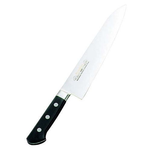 商品情報商品コード：aa1-0587300商品名：正広作 ツバ付 モリブデン鋼 牛刀 27cm寸法：長さ：407、背厚：2.4、刃渡：270お届け数(合計)：1重量：0.299kg【配送料について】【ご注意】画面上の色はブラウザやご使用のパ...