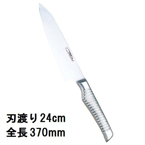 商品情報商品名：TBCL オールステンレス庖丁シリーズ 牛刀 24cm幅×奥行×高さ(mm)：370×-×メーカー：[特記事項]背厚：1.9江戸時代の刀匠、善定藤原兼次に由来する関兼次刃物株式会社との共同開発により料理庖丁を完成。刀身をハン...