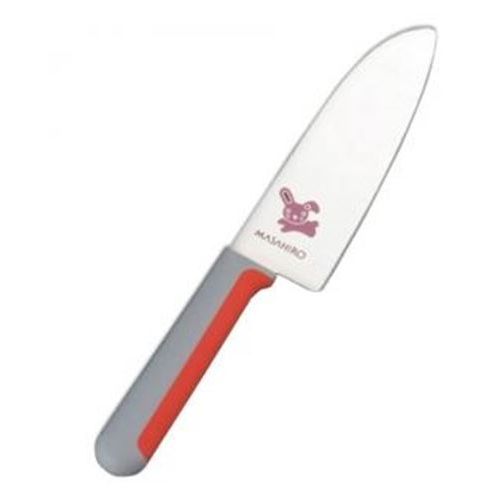 商品情報商品コード：aa1-2893521商品名：正広 コドモ包丁 24344 ウサギ(レッド)左キキ用寸法：長さ：240、厚さ：1.6、刃渡：130お届け数(合計)：1重量：0.058kg[特記事項]刃先部：大丸、あご部：丸材質・素材：刃...
