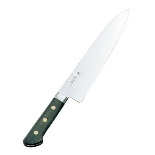 商品情報商品名：正広作(日本鋼・ツバ付)牛刀 36cmメーカー型番：0588900JANコード：4978857011165入り数：1サイズ(外寸mm)：500サイズ(内寸mm)：-重量：355g材質：日本鋼刃渡り：36cm商品について●ズッ...