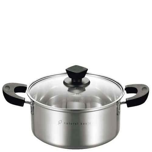 商品情報商品名：18-8 ナチュラルベーシック 深型両手鍋 20cm NBP－20メーカー型番：1539130JANコード：4900634000055入り数：1サイズ(外形寸法mm)：外径：218(底径：165)サイズ(内形寸法mm)：φ2...