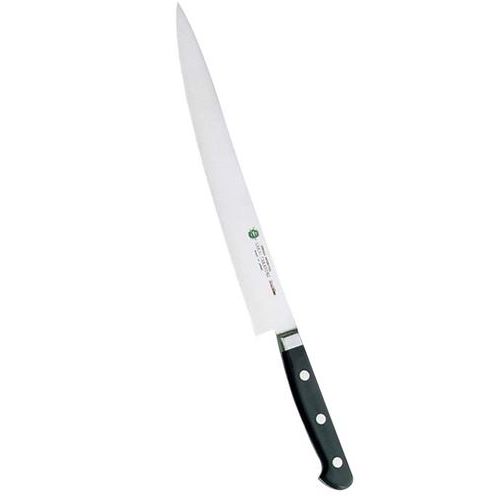 商品情報商品名：堺孝行 グランドシェフ 薄口ナロースライサー 24cm 10083メーカー型番：5848700JANコード：4582226410659入り数：1サイズ(外寸mm)：257サイズ(内寸mm)：-重量：122g材質：スウェーデン...