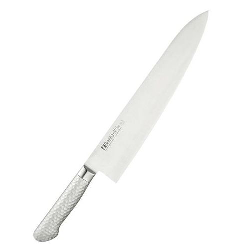 商品情報商品名：ブライト M11プロ割込シリーズ 牛刀 24cm M1104－D.P.Sメーカー型番：3510020JANコード：4906496809737入り数：1サイズ(外寸mm)：全長：380サイズ(内寸mm)：-重量：200g材質：...
