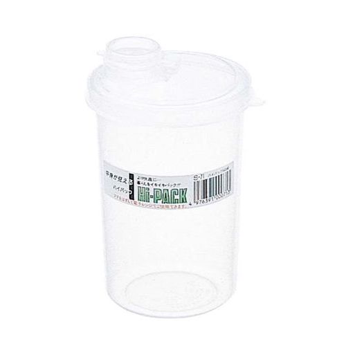商品情報商品名：ハイパック 円筒タイプ 口蓋付 S－73メーカー型番：5648000JANコード：4976391000737入り数：1サイズ(外寸mm)：φ90×H147サイズ(内寸mm)：-重量：-材質：本体：ポリプロピレン 蓋：EVA樹...