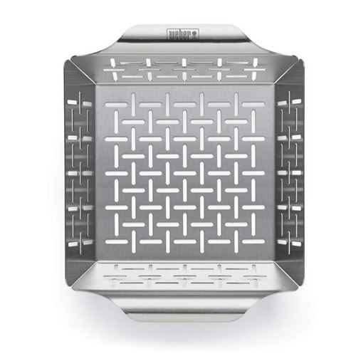 商品情報商品名：ウェーバー ベジタブルバスケット 小 6481メーカー型番：1566510JANコード：0077924011122入り数：1サイズ(外寸mm)：241×190×H60サイズ(内寸mm)：-重量：-材質：ステンレススチール製造...