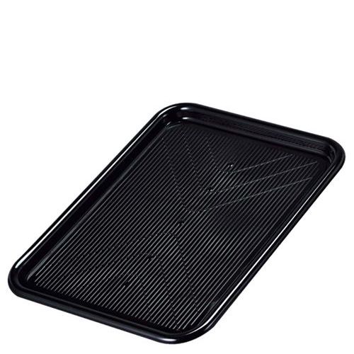 商品情報商品名：マジックトレー 角型 14インチ(大)黒メーカー型番：1829410JANコード：4954267010035入り数：1サイズ(外形寸法mm)：342×266×19サイズ(内形寸法mm)：301×224重量：-材質：トレイ：A...