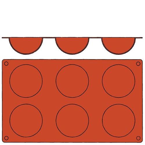 商品情報商品名：ガストロフレックス 半球型 L(1枚)2579.04(6ヶ取)メーカー型番：7384700JANコード：3109612579045入り数：1サイズ(外寸mm)：300×175サイズ(内寸mm)：-重量：-材質：シリコン ノン...