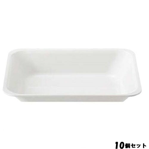 【商品情報】商品名：メラミン フードパン 角型 1／2 TKO－232－W 白メーカー型番：2336700JANコード：4904778230286お届け数：10サイズ(外寸mm)：329×265×65Hサイズ(内寸mm)：-重量：-材質：メ...