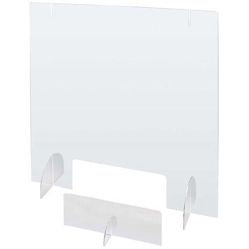 商品情報商品名：窓付きアクリルパーティションボード 2Way(蓋付)600×600mm SPB－31メーカー型番：1241660JANコード：4546094157016入り数：1サイズ(外寸mm)：600×600(窓：横300×高さ100)...