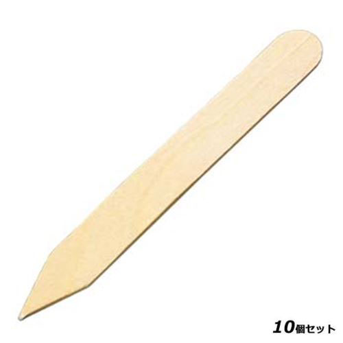 商品情報商品名：木製 タグスティック 大(100本入)64300メーカー型番：4496500JANコード：4988484643004お届け数（合計）：10サイズ(外寸mm)：約150×18×H2.5材質：国産シラカバ(無塗装)商品について●...