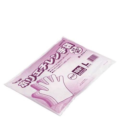 商品情報商品名：ポリエチレン手袋 ＃2016 袋入(100枚入)M クリアメーカー型番：1312340JANコード：4906554114919入り数：1サイズ(外寸mm)：列GCに記載サイズ(内寸mm)：-重量：1.1g材質：ポリエチレン製...
