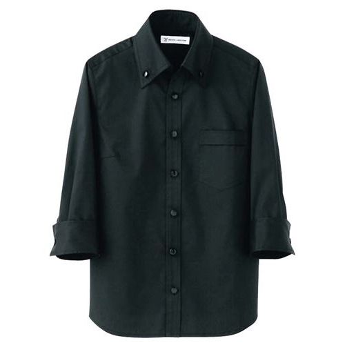 商品情報商品名：男女兼用 スキッパーボタンダウンシャツ CH4420－9 ブラック 4Lメーカー型番：4312010JANコード：4582318960123入り数：1サイズ(外寸mm)：肩巾49×胸囲133.5×着丈74×袖丈50.5(cm...