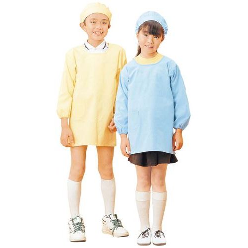 商品情報商品名：学童給食衣割烹着型 SKVA361 3号 L ブルーメーカー型番：7584980JANコード：4548170231917入り数：1サイズ(外寸mm)：着丈70×肩巾40×胸囲90×袖丈44(cm)サイズ(内寸mm)：-重量：...