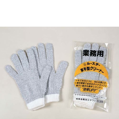 商品情報商品名：ルースター 軍手型クリーナー(10双入)メーカー型番：0263700JANコード：4548170217140入り数：1サイズ(外寸mm)：-サイズ(内寸mm)：-重量：530g材質：アルミ微粒子特殊加工商品について●アルミ微...