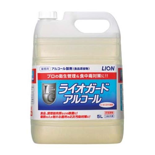 商品情報商品名：ライオン ライオガードアルコール 5Lメーカー型番：0605530JANコード：4903301070061入り数：1サイズ(外寸mm)：-サイズ(内寸mm)：-重量：-材質：エタノール53.4%商品について●ネコカリシウイル...