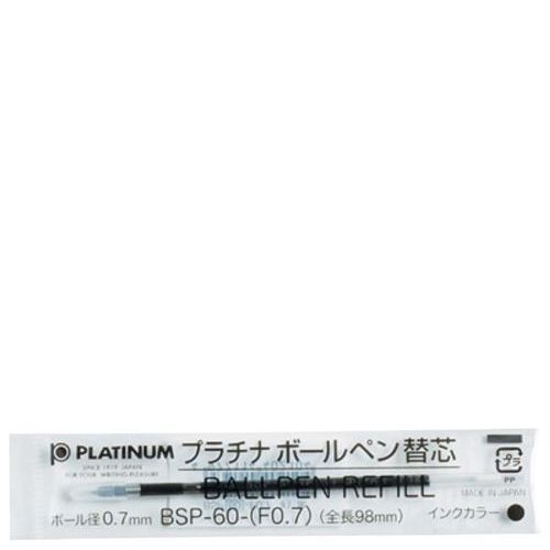 商品情報商品名：ステンレスボールペン NSL－BP用 替え芯 BSP－60－(F0.7)黒 10本入メーカー型番：1251790JANコード：4977114402104入り数：1サイズ(外寸mm)：全長98 φ3 ボール径0.5サイズ(内寸...
