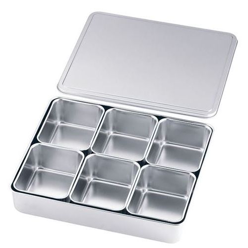 商品情報商品番号：ayk11006商品名：SA18-8 プレス ヤクミ入 6ヶ入 サイズ/内容量/重量：330×285×60 / 容量： / 重量：その他：配送料について【ご注意】画面上の色はブラウザやご使用のパソコンの設定により実物と異な...