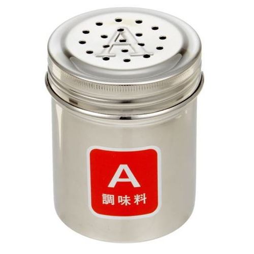 【商品概要】・商品番号 ： bty721・商品名 ： 18-8 調味缶 小 A (調味料)・サイズ/内容量/重量 ： 直径55×80mm配送料について【ご注意】画面上の色はブラウザやご使用のパソコンの設定により実物と異なる場合があります。