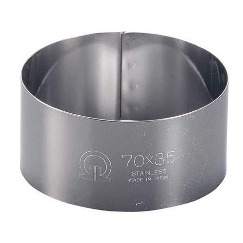 【商品概要】・商品番号 ： wsl08027・商品名 ： SA18-0 セルクルリング 丸型 直径70×H35mm・サイズ/内容量/重量 ： 直径70×35mm・板厚 ： 0.5・スポット熔接【配送料について】【ご注意】画面上の色はブラウザ...