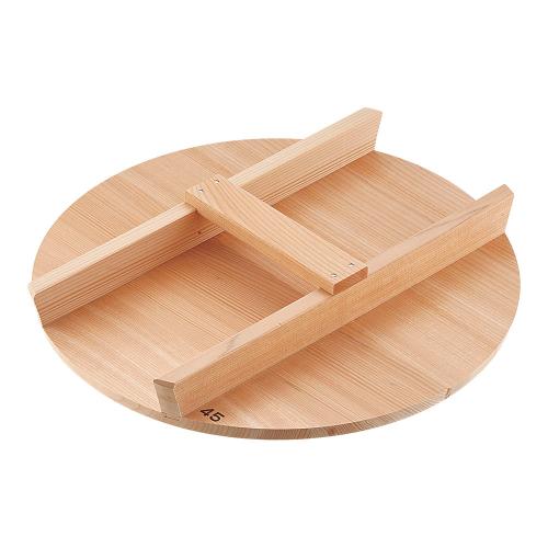 ■商品説明■商品名：厚手サワラH型取手木蓋 45cm用メーカー品番：9-0039-0902お届け数：1JANコード：4582222520567その他仕様：●厚さ(mm):約15サイズ：●外径(mm):448●質量(kg):1【配送料について...