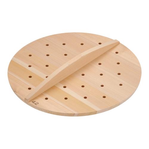■商品説明■商品名：SA厚手サワラ穴明木蓋 42cmメーカー品番：9-0039-1010お届け数：1JANコード：4582222520703質量：(kg):0.14その他仕様：●厚さ(mm):約15サイズ：●外径(mm):412●質量(kg...