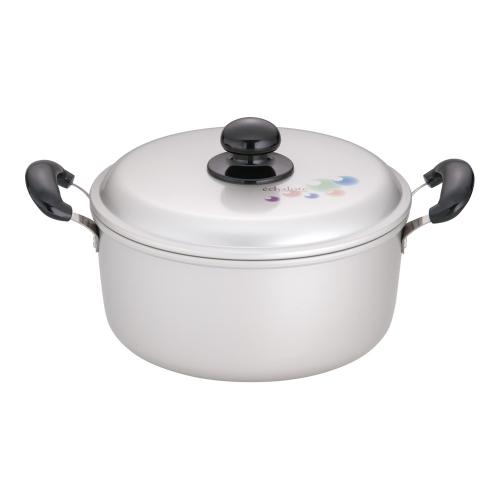 ■商品説明■商品名：アルマイト エシャロット 両手鍋 24cmメーカー品番：9-0063-0404お届け数：1JANコード：4977449102038質量：(kg):3容量(L)：4.9特記事項：●アルマイト エシャロットシリーズ取っ手:フ...