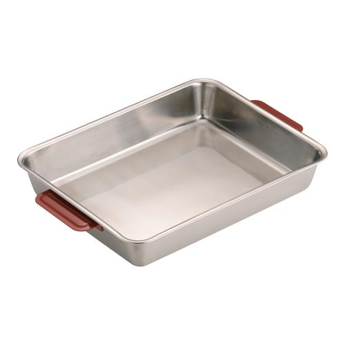 ■商品説明■商品名：18-8 カラーハンドル角バット 12枚取 レッドメーカー品番：9-0134-0116お届け数：1JANコード：4905001115455カラー：レッド特記事項：●HACCP対応食材別の色分け管理に便利なカラーシリーズ●...