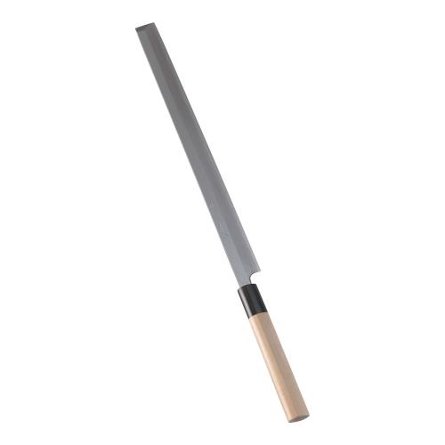 ■商品説明■商品名：SA佐文 蛸引(木製サヤ付) 33cmメーカー品番：9-0298-0204お届け数：1JANコード：4905001016035その他仕様：●背厚(mm):4特記事項：●SA 佐文 本霞・白鋼※このページの庖丁の表示サイズ...