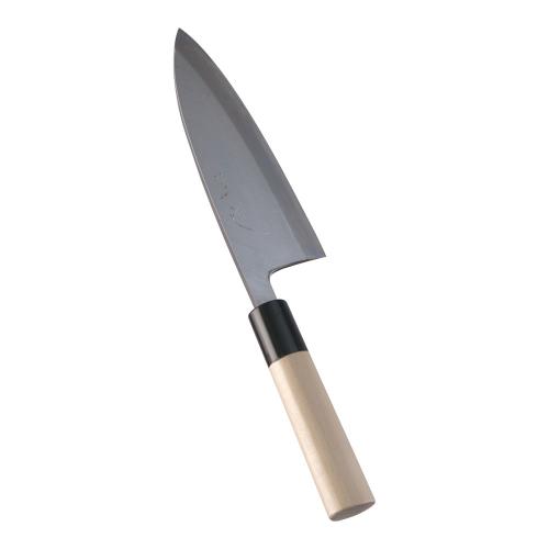 ■商品説明■商品名：SA佐文 出刃(木製サヤ付) 16.5cmメーカー品番：9-0298-0402お届け数：1JANコード：4905001016097その他仕様：●背厚(mm):7.5特記事項：●SA 佐文 本霞・白鋼※このページの庖丁の表...