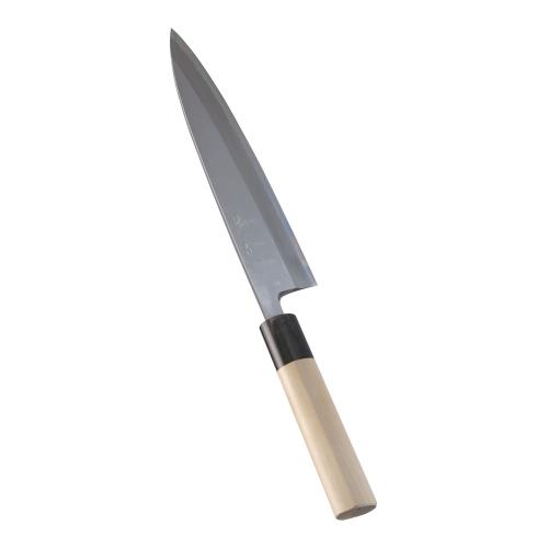 ■商品説明■商品名：SA佐文 身卸(木製サヤ付) 21cmメーカー品番：9-0298-0502お届け数：1JANコード：4905001016165その他仕様：●背厚(mm):5.8特記事項：●SA 佐文 本霞・白鋼※このページの庖丁の表示サ...