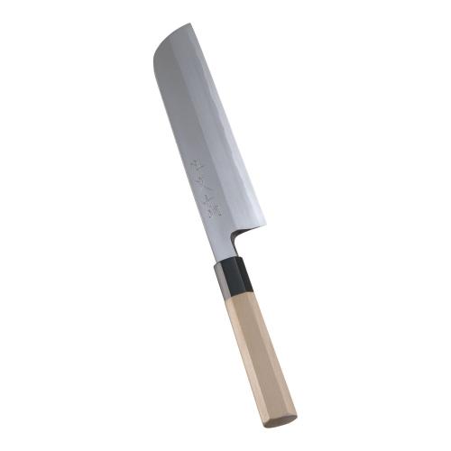 ■商品説明■商品名：SA佐文 青鋼 鎌型薄刃 22.5cm メーカー品番：9-0297-1504お届け数：1JANコード：4905001016806その他仕様：●背厚(mm):5特記事項：●SA 佐文 青銅安来の青紙一号の鋼を使用し、切れ味...