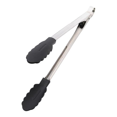 ■商品説明■商品名：クイジプロ シリコン万能トング ブラック 12インチ 74-708702メーカー品番：9-0481-0303お届け数：1JANコード：0065506087023メーカー品番：74-708702カラー：ブラック特記事項：●...