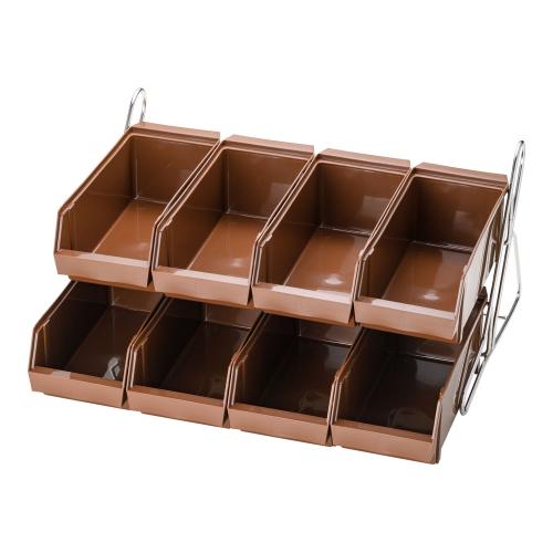 ■商品説明■商品名：SAスタンダード オーガナイザー 2段4列(8ヶ入)ブラウンメーカー品番：9-0862-1203お届け数：1JANコード：4530770412117カラー：ブラウン特記事項：●SA 18-8 スタンダード オーガナイザー...