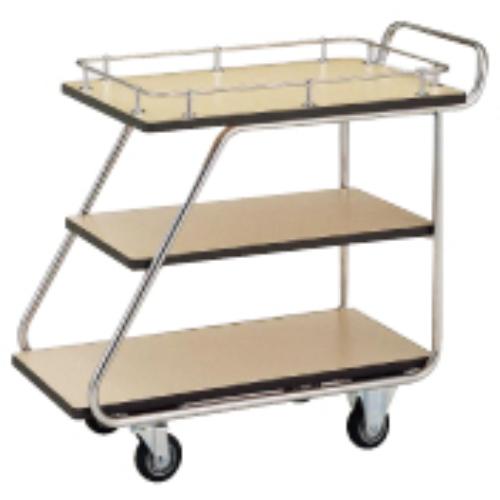 ■商品説明■商品名：SAサービスワゴン G-51 メーカー品番：9-1234-0701お届け数：1JANコード：4905001006517メーカー品番：G-51特記事項：●天板上に囲枠をとりつけてありますので、食器・調理用品・食材等がずれ落...