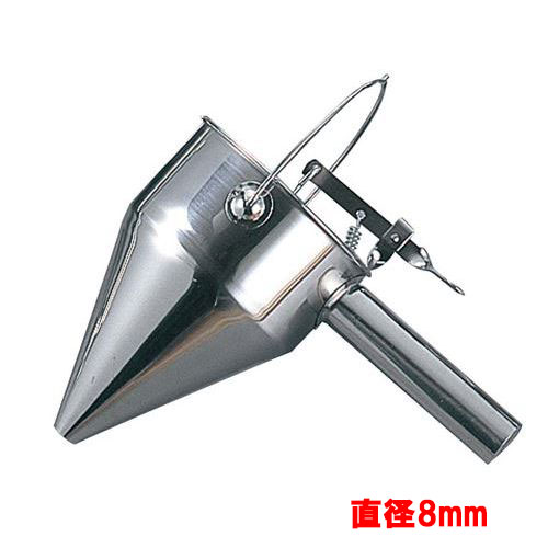商品情報商品番号：1064500商品名：種落し 片手(細口 口径直径8mm)18ー8 EBMメーカー：サイズ/内容量/重量：口径：直径15 A：200×B：135×C：255その他：※交換用バネ 1065500もございます。栓の部分がシリコ...