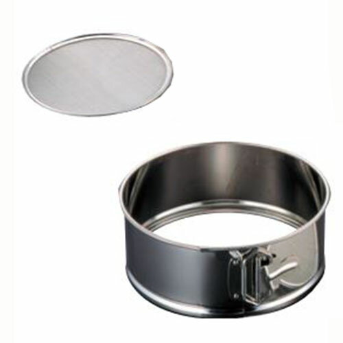 商品情報商品番号：6388520商品名：18-8ワンタッチ裏漉 枠×メッシュセットサイズ：枠直径210mm×高さ90mm/メッシュ網目サイズ7（3.05mm）入数：枠1個、替網1個●裏漉枠（ドラム）と替網（7メッシュ）のセットでお届けします...
