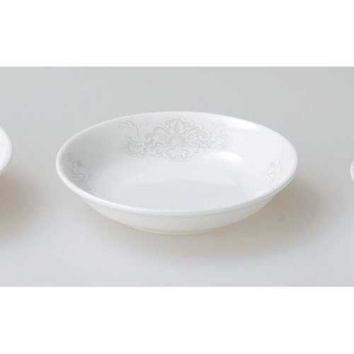 ■商品説明■商品名：華清5吋取皿メーカー品番：595-689お届け数：1サイズ(cm)：口径12.7×2.8特記事項：強化磁器商品【配送料について】【ご注意】画面上の色はブラウザやご使用のパソコンの設定により実物と異なる場合があります。